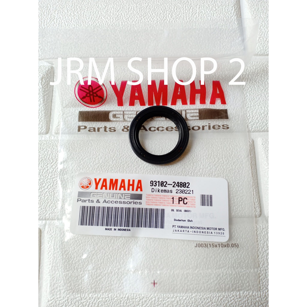 > YAMAHA GENUINE Oil Seal Pulley Side AEROX V1/V2/NMAX V2 (93102-24802 ...