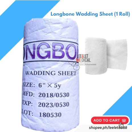 (L&L-J) Longbone Wadding Sheet (1 Roll) Health>Others>Incontinence ...