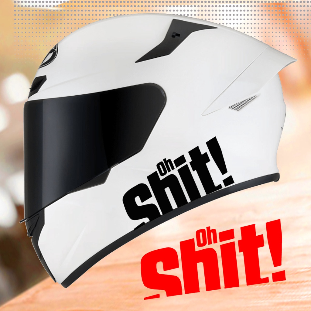 Helmet Vinyl Cut Out Sticker Waterproof | Shopee Philippines