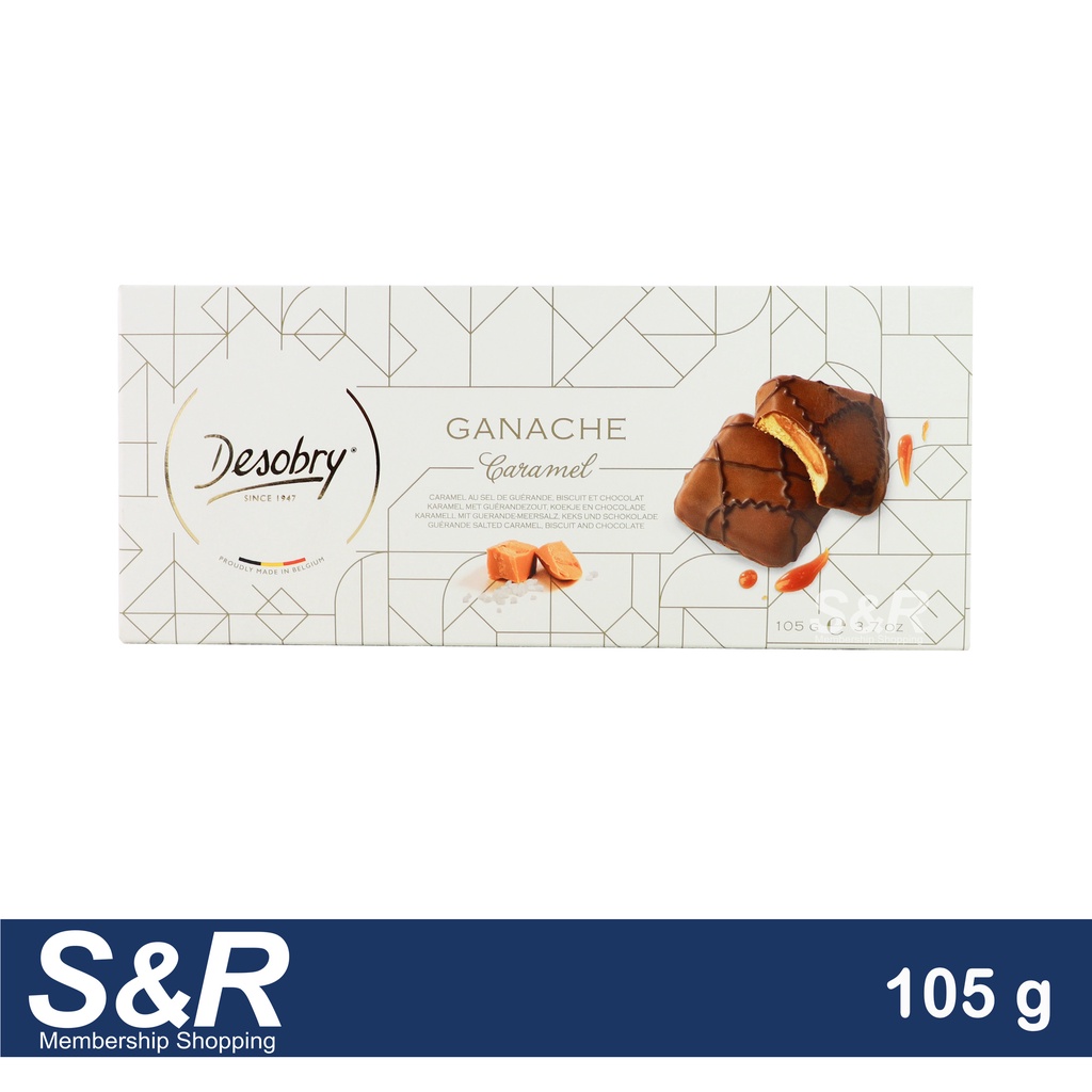 Desobry Ganache Caramel Chocolate Biscuits 105g | Shopee Philippines