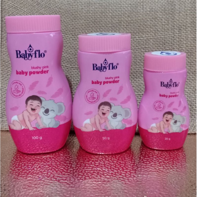 Babyflo Blushy Pink Baby Powder | Shopee Philippines