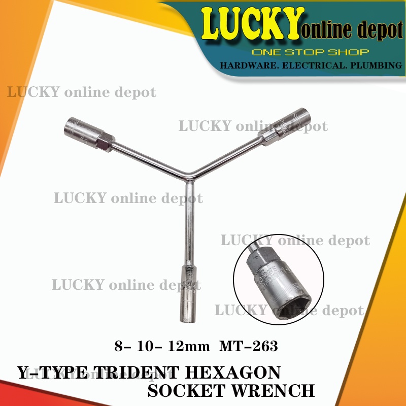 MMT TRIDENT Y-TYPE HEXAGON SOCKET WRENCH ( LONG ) | Shopee Philippines