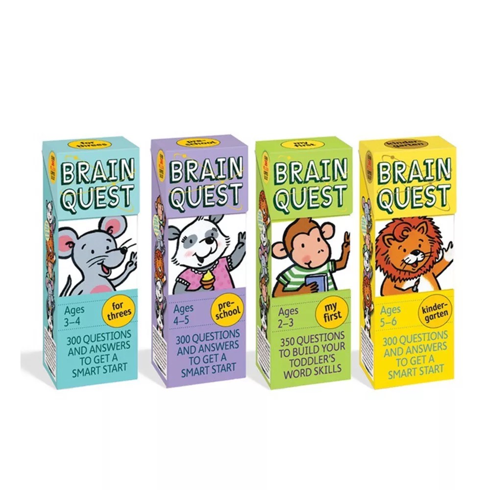 Brain Quest English Children’s Study Card 2-6 Years Old Intellectual ...