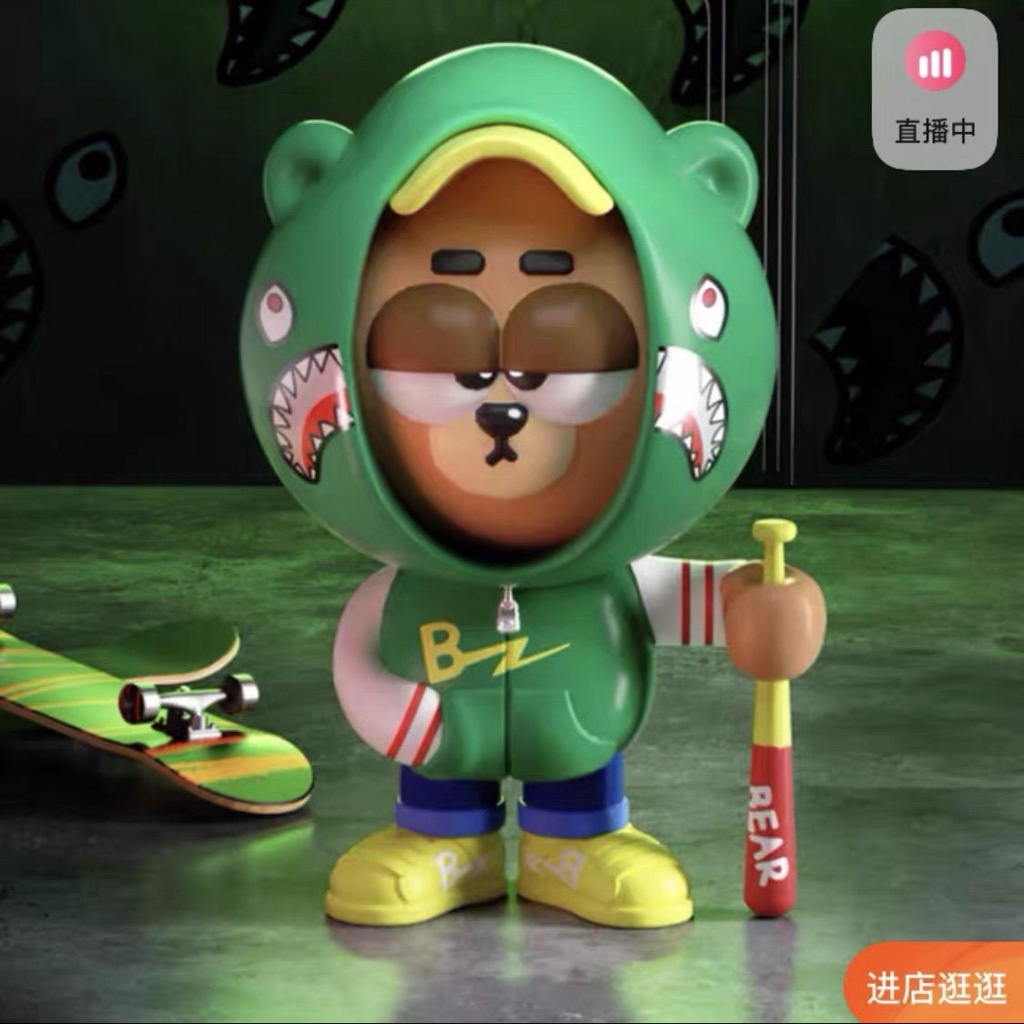 Mengqi Bernie Bear Season 2 Trend Art [Genuine] Doll Cute Figures ...