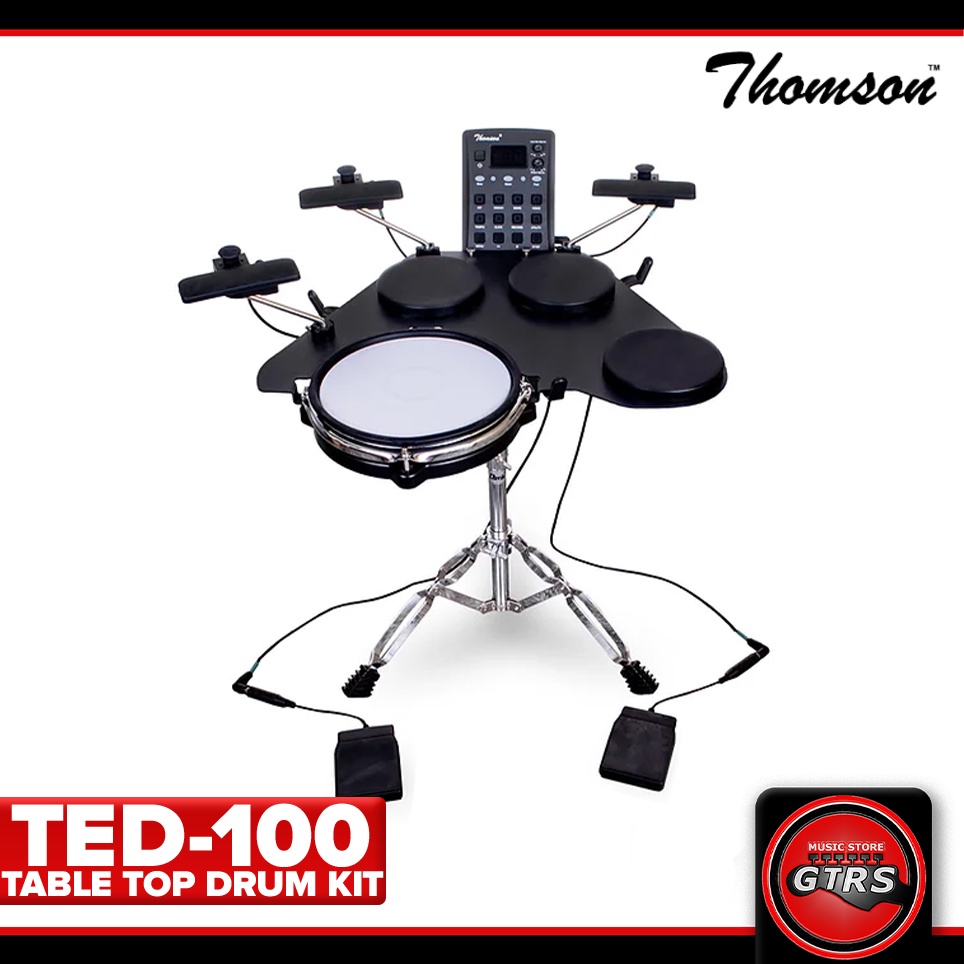 Thomson TED-100 Table Top Electronic Drum Kit | Shopee Philippines