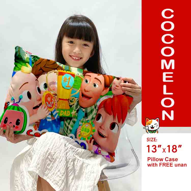Cocomelon Pillow with FREEbies (Available in 2 Sizes) | Shopee Philippines