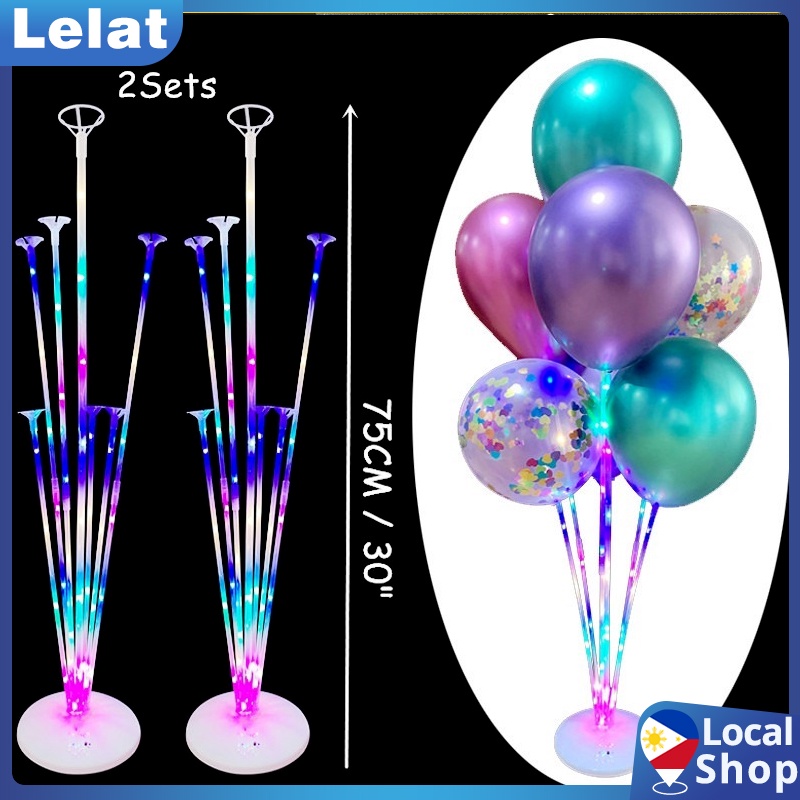 Wedding Party Decoration Birthday Balloon Set Up Column Balloon Table ...