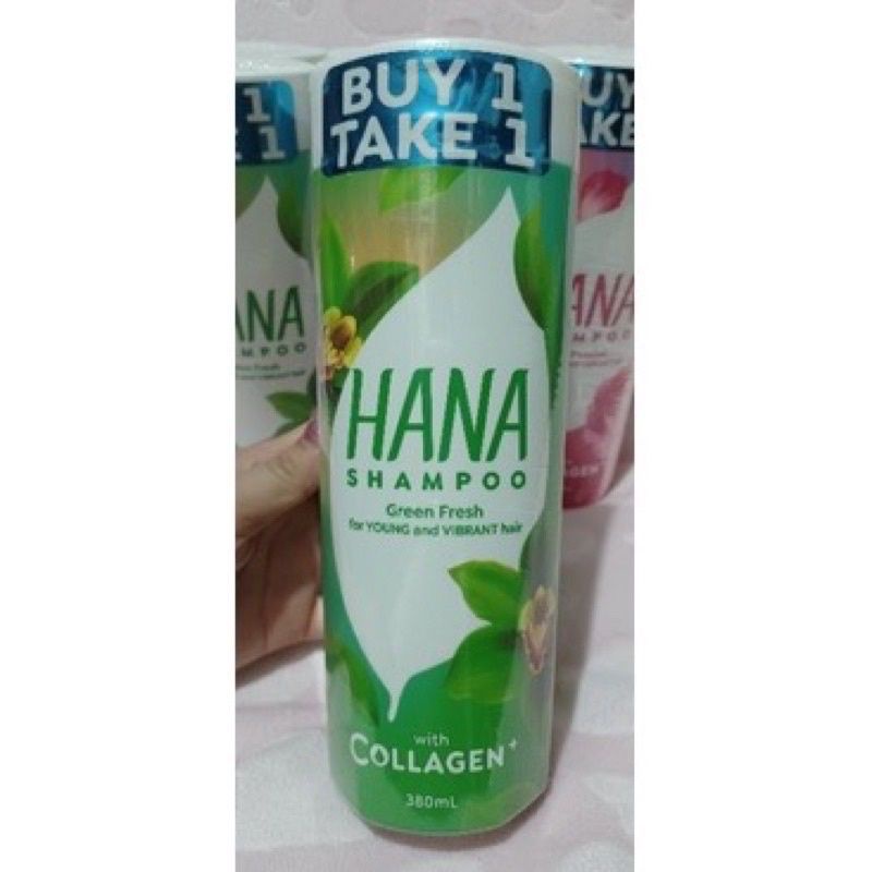 Buy 1 Take 1 HANA Shampoo with Collagen 380ml | Shopee Philippines
