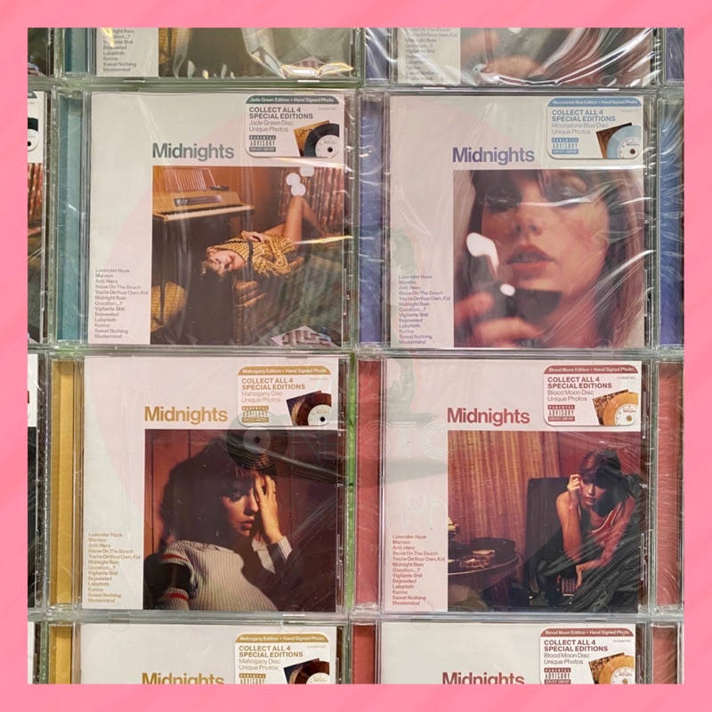 Taylor Swift Midnights CD Album with Hand Signed Photo Insert | Shopee ...
