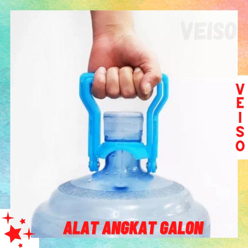 Veiso_ Water Gallon Lifter Double Handle Holder Practical Water Gallon ...