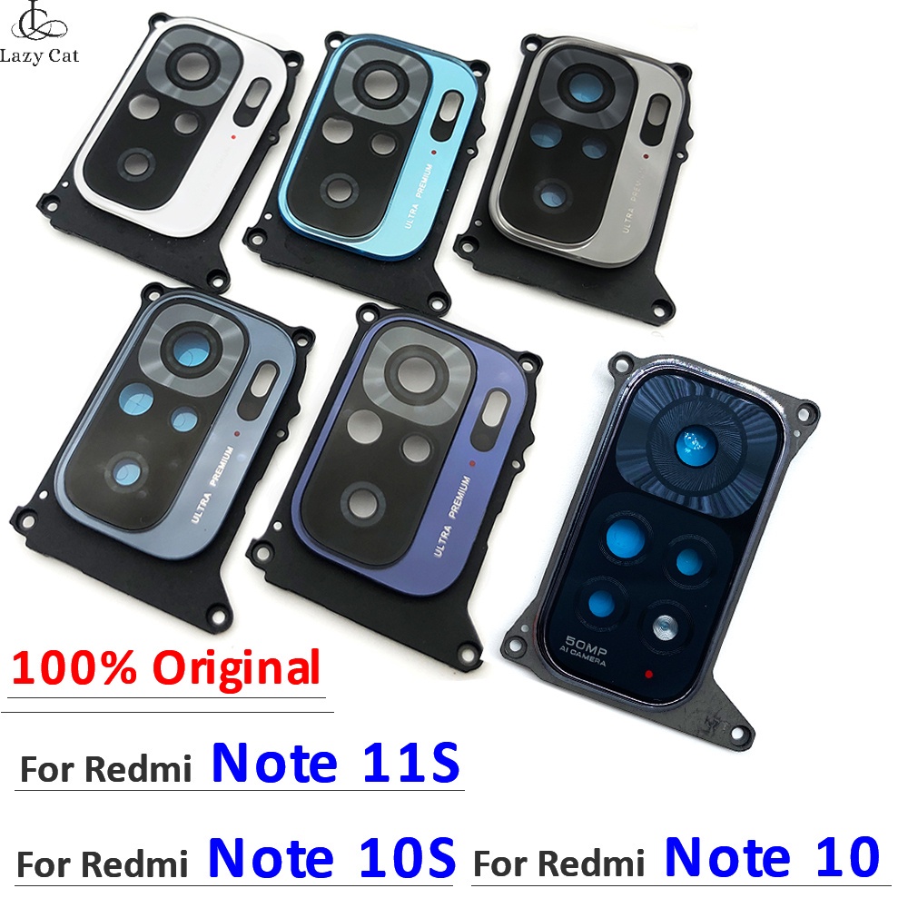 100% Original Housing Back Rear Camera Glass Lens With Cover Frame ...