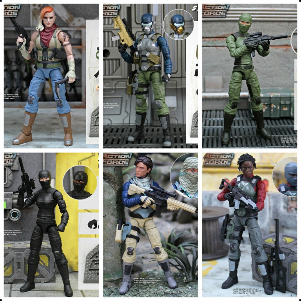 Valaverse 1/12 Modern Military Theme AF Action Force 3rd Wave 6 Inch ...