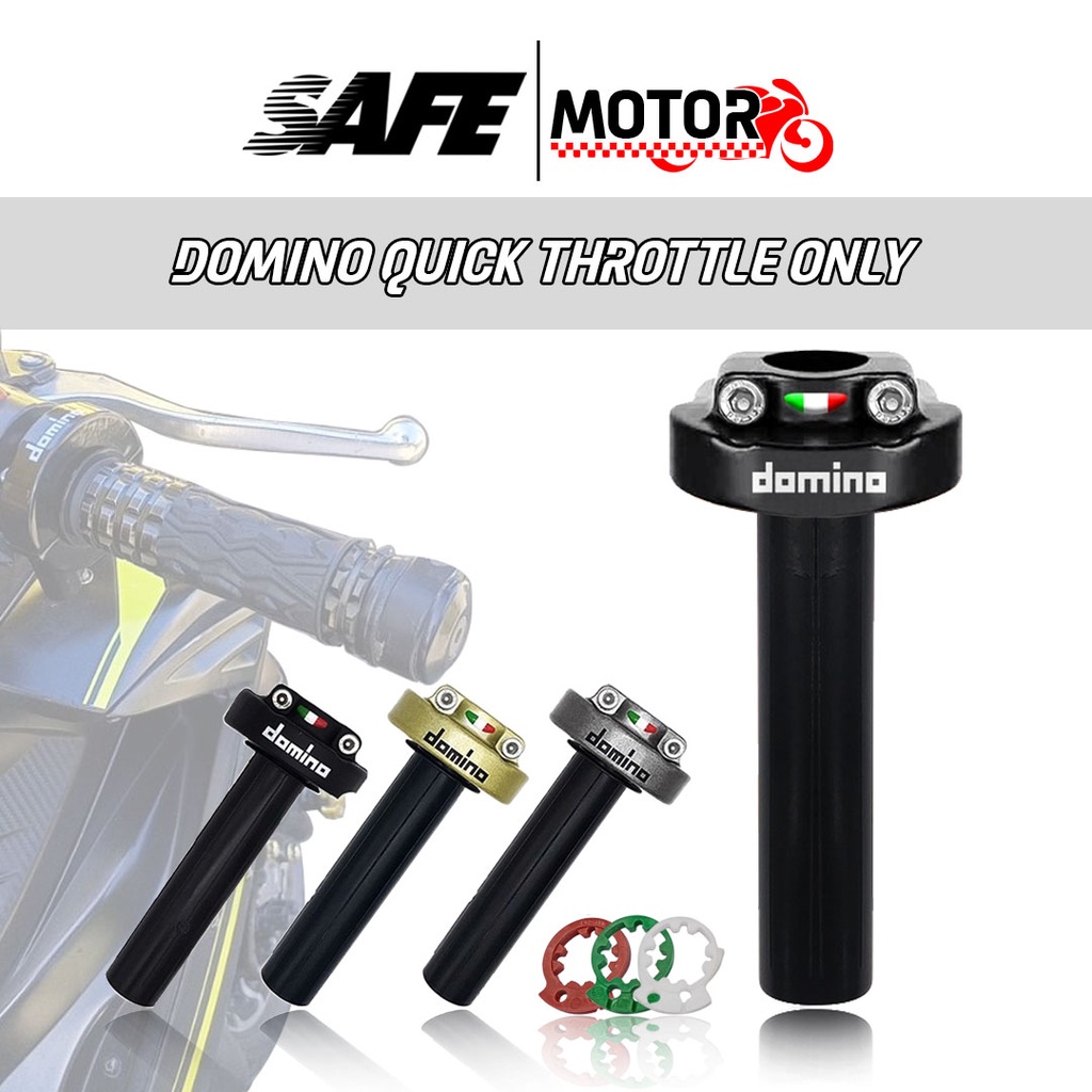 DOMINO QUICK THROTTLE ONLY. FIT FOR CARB TYPE AND FI DUAL THROTTLE ...