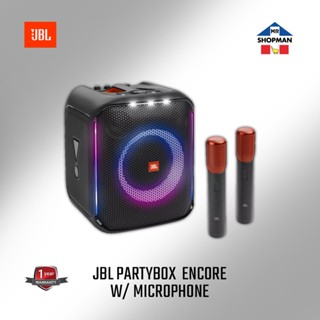 JBL PartyBox Encore with 2 Mic Microphone Bluetooth Speaker | Shopee ...