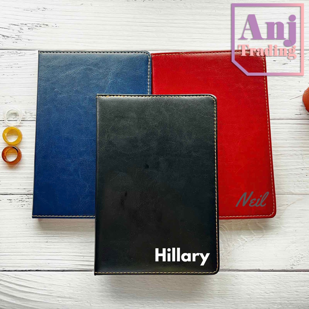 Leather Business Notebook Lined Pages A5 size Office and School ...