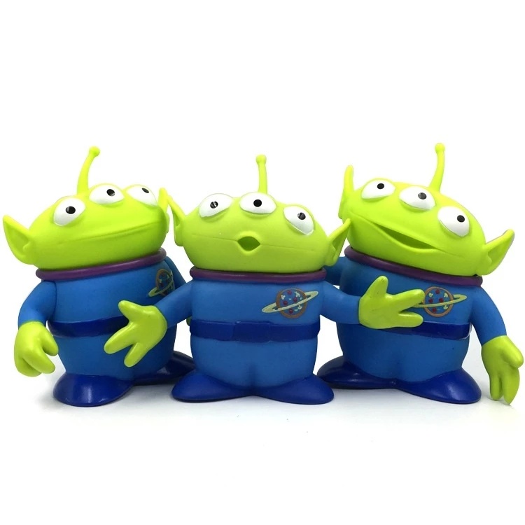 Disney Toy Story Woody Green Aliens 3 styles 15cm Action Figure Posture ...