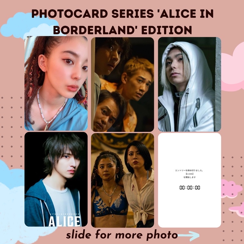 [Blessing] Alice IN BORDERLAND PHOTOCARD USAGI ARISU CHISHIYA ANN ...