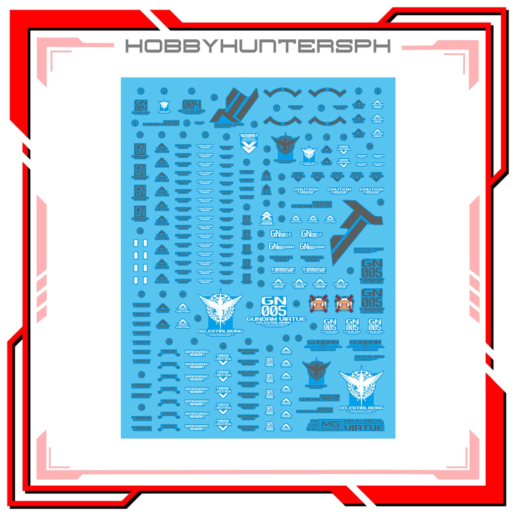 Delpi Decal MG Virtue Waterslide Decals | Shopee Philippines
