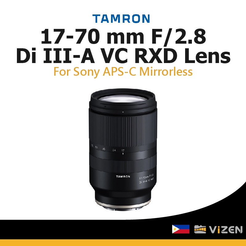 Tamron B070 17-70 mm f2.8 Di III-A VC RXD Lens For Sony APS-C Mirrorless | Shopee Philippines