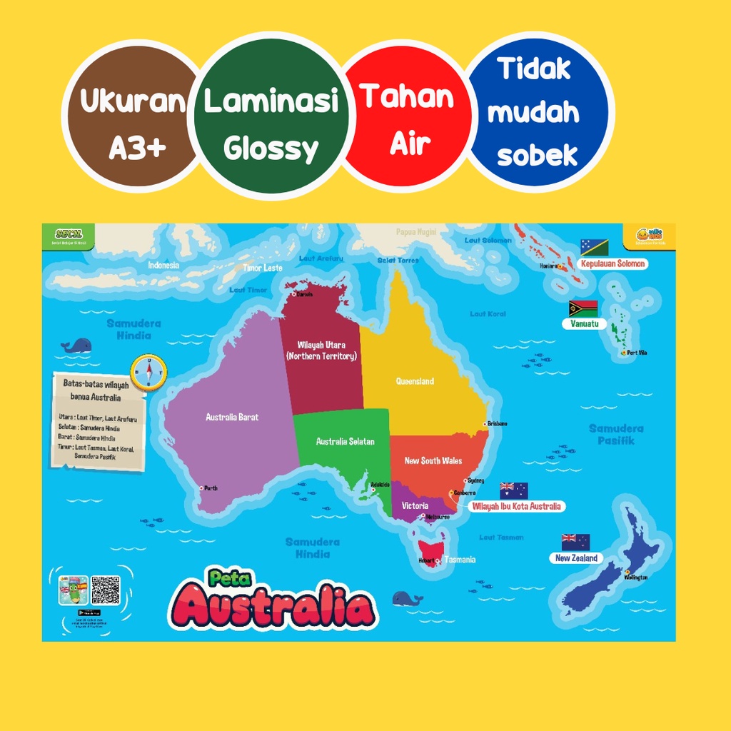Toy Secil | Premium Australian Continent Map Poster | Shopee Philippines