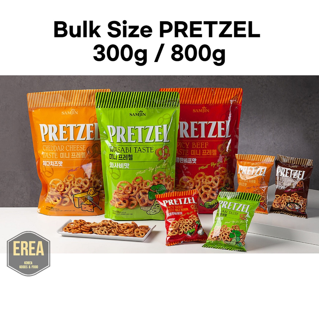 Samjin Pretzel Bulk Size 300g and 800g | Shopee Philippines