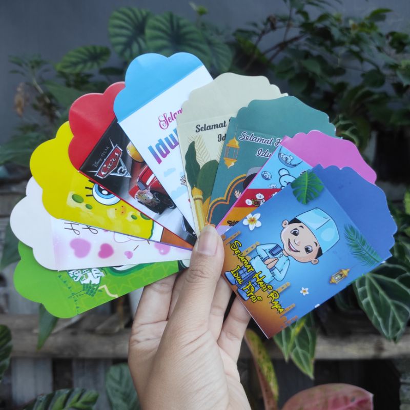 Limited Edition Eid Angpau Envelope | Cute Cartoon Characters | Shopee ...