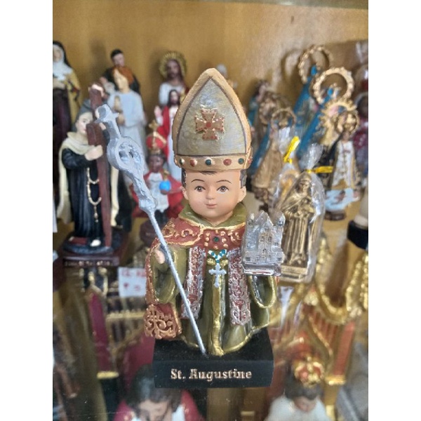 Cute Mini St.Augustine Chibi (4in.) - God's Gifts Shop | Shopee Philippines