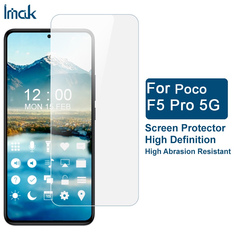 Imak Poco F5 Pro 5G Screen Protector Soft Nano Anti-Explosion Film ...