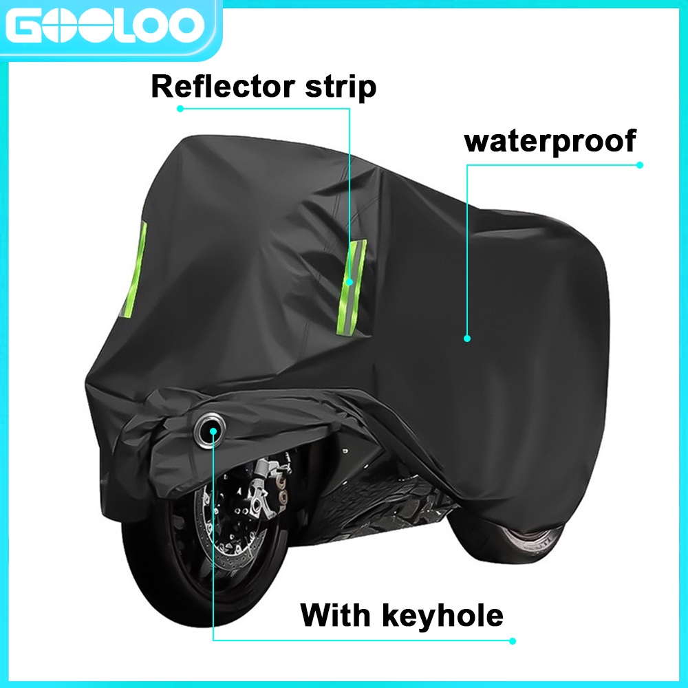 Gooloo Motorcycle Cover for Honda Click 125i Waterproof Universal Mio i ...