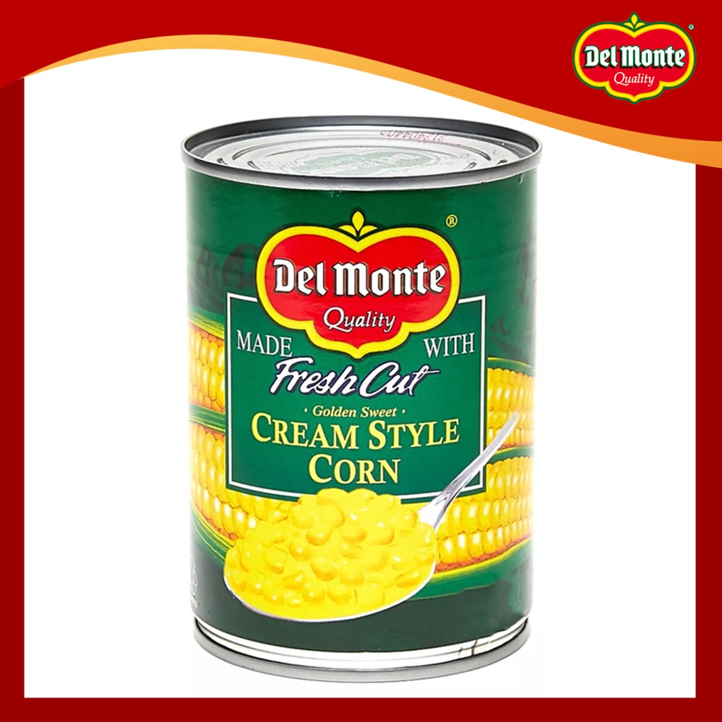 Del Monte Fresh Cut Cream Style Corn 425 g (Canned Creamed Corn Goods ...