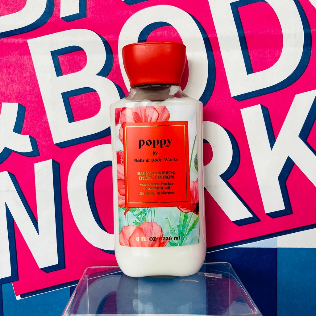 Bath & Body Works Body Lotion - Poppy 236ml | Shopee Philippines