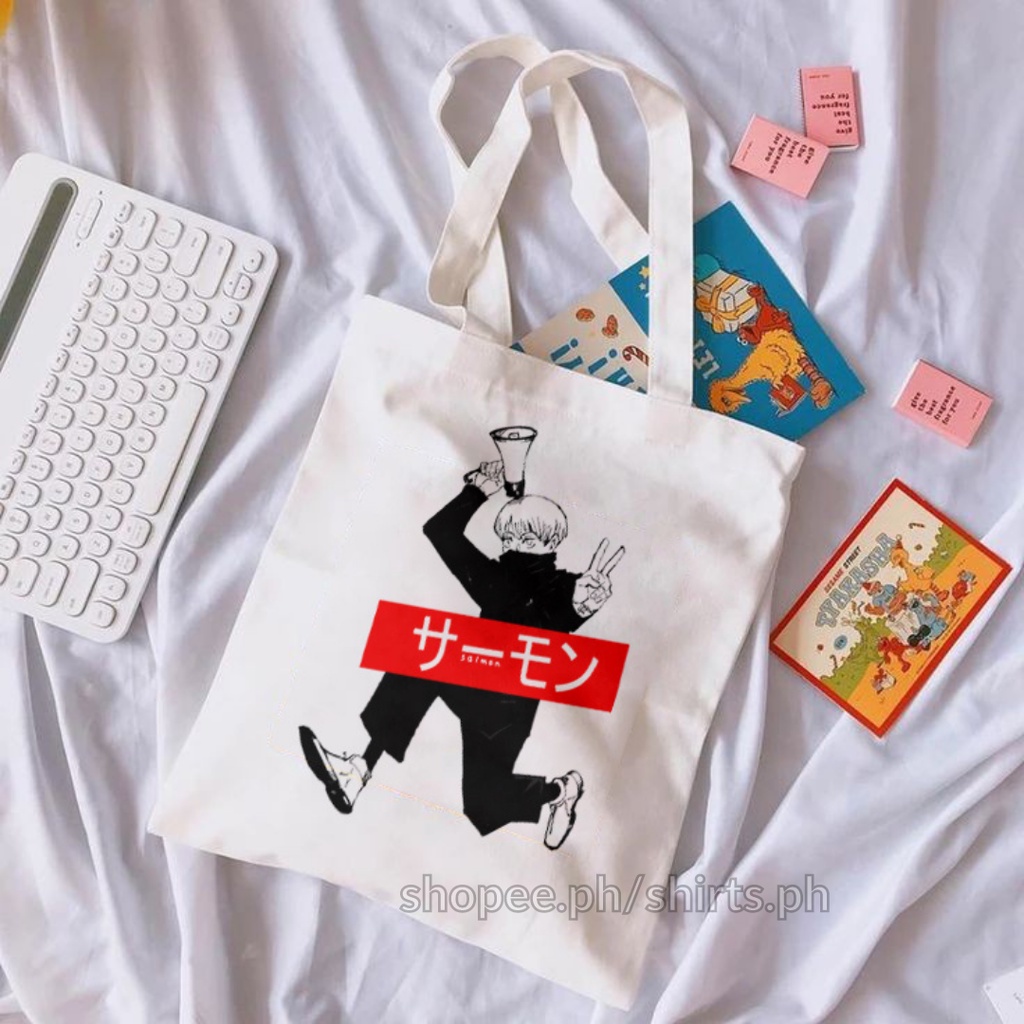 Jujutsu Kaisen Toge Salmon Anime ToteBag | Shirts.PH | Shopee Philippines