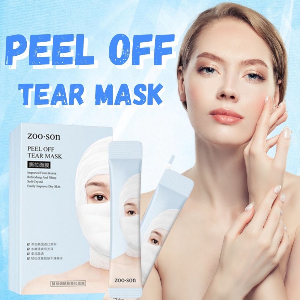 ZOOSON PEEL OFF TEAR MASK | MOISTURIZING REPAIR REFRESHING MASK ...