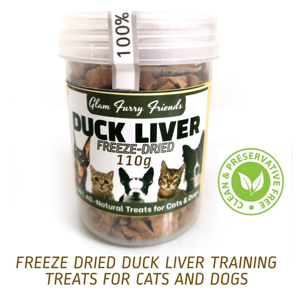 GLAMFURRYFRIENDS FREEZE DRIED DUCK LIVER APETITE BOOSTER TRAINING ...