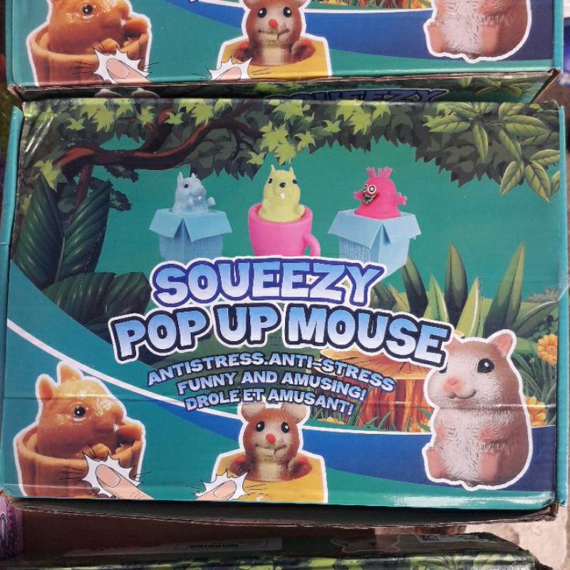 Soueezy squishy pop up slime children's Mouse | Shopee Philippines