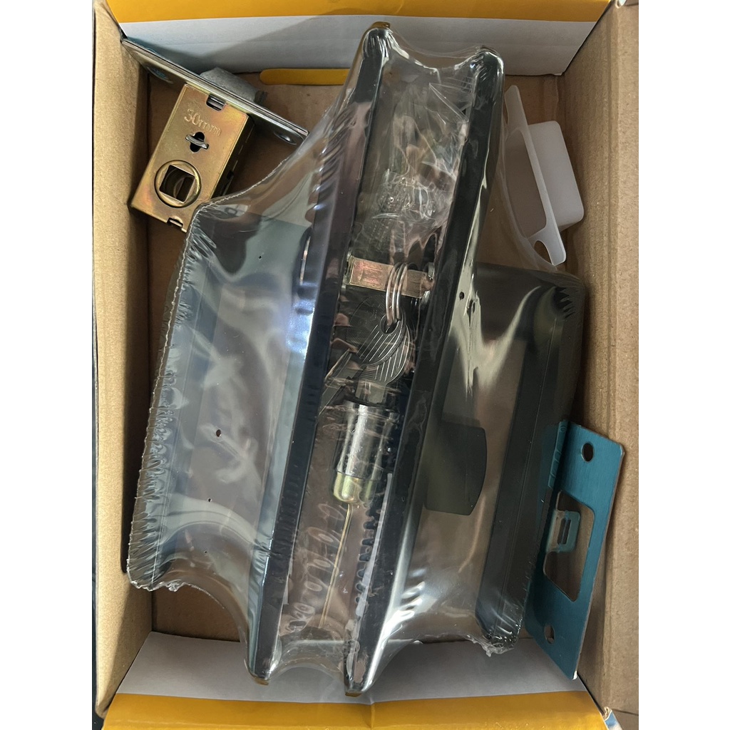 ALCO 301 LOCKSET BLACK/WHITE Toilet kitchen glass door lock bathroom ...