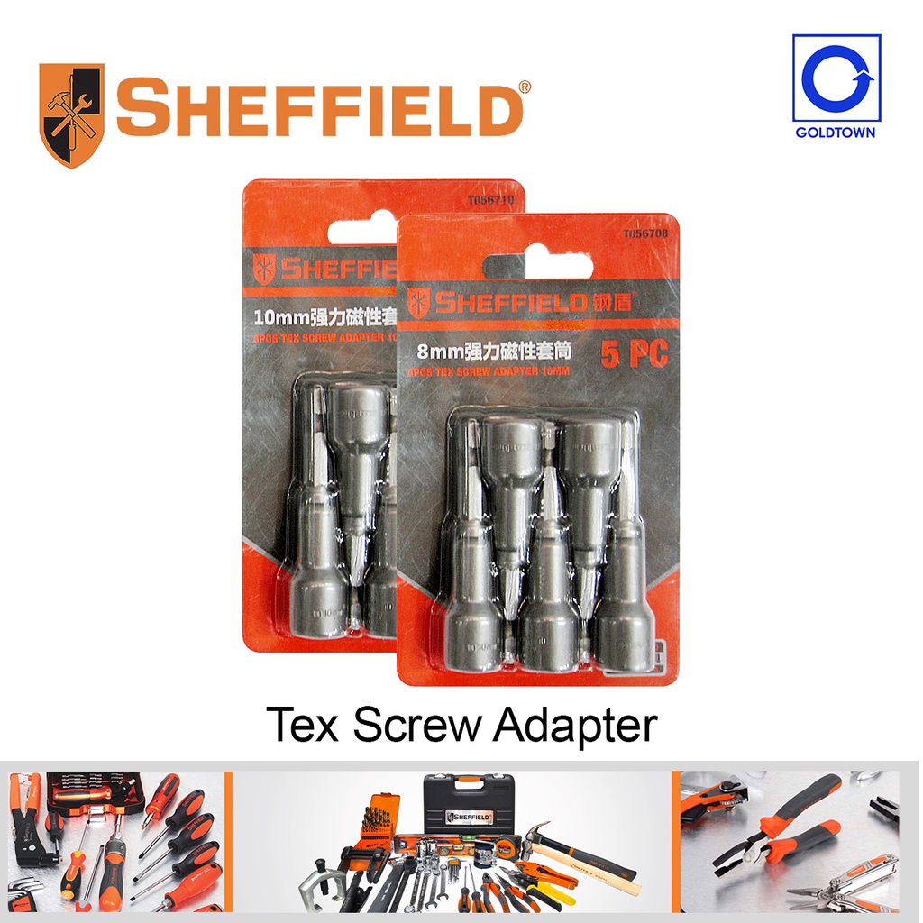 Sheffiled - Tex screw adapter 8-10mm (5pcs/set) T056708,T056710 ...