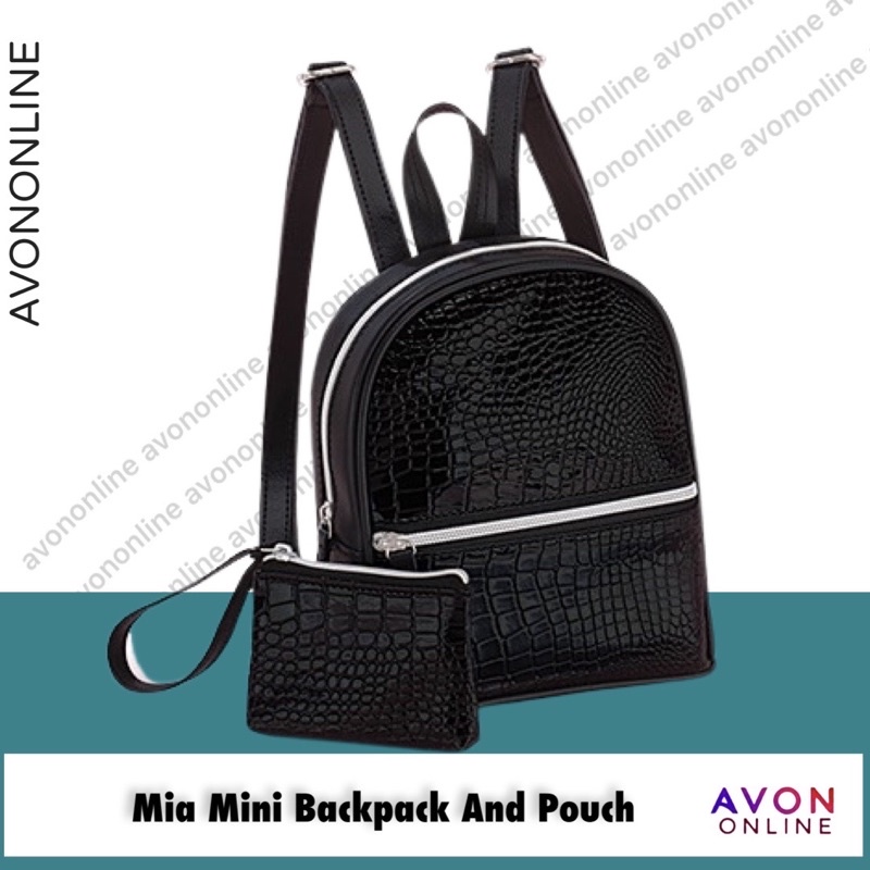 AVON Mia Mini Backpack And Pouch | Shopee Philippines