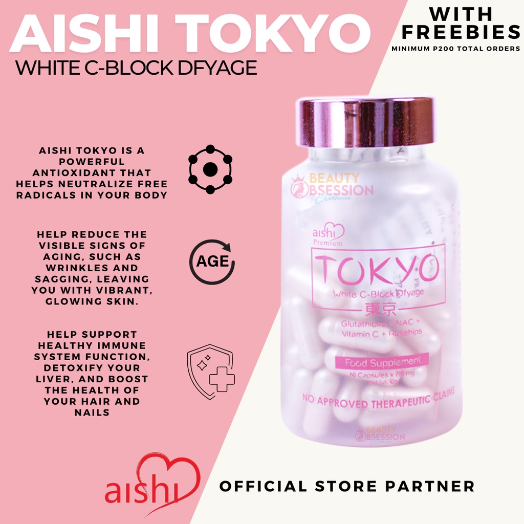 Aishi Tokyo White C Block Dfyage (Pre.mium 42,000mg Japan Glutathione ...