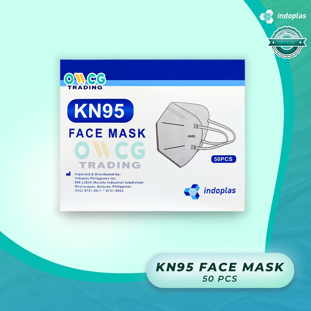 [24 HOURS SHIPOUT] INDOPLAS KN95 FACEMASK 50PCS/ BOX | Shopee Philippines