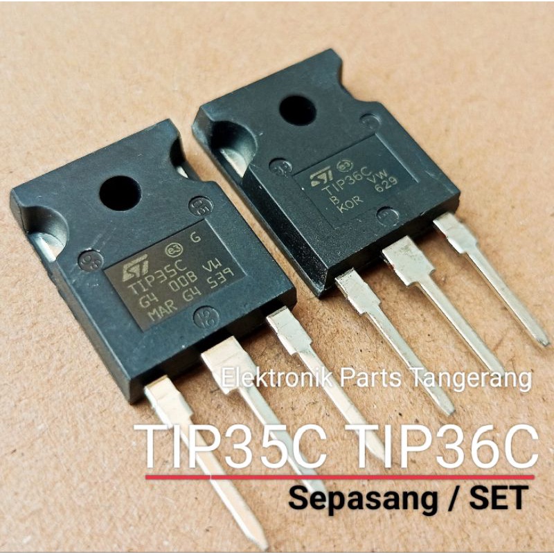 (ONE SET) TIP35C TIP36C TRANSISTOR TIP 35C TIP 36C RRT II CHINA ...