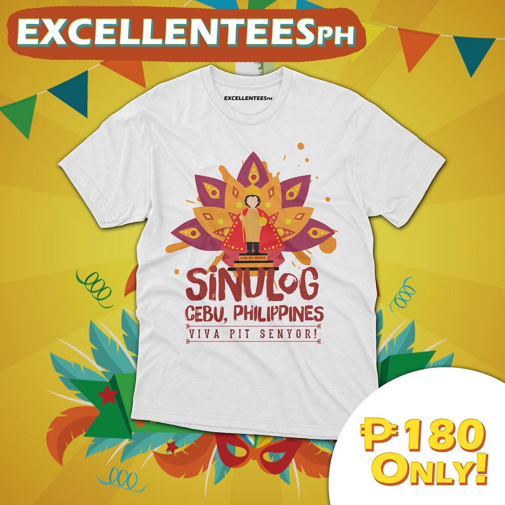 Sinulog Cebu City Tshirt Viva Pit Senyor Sugbu Festival Unisex Fashion ...