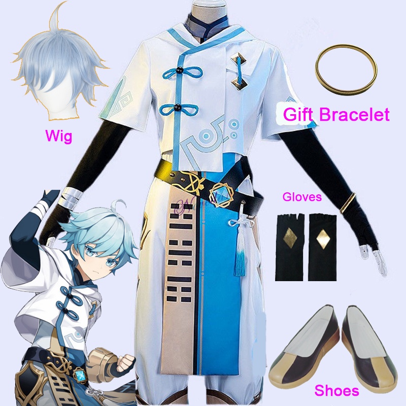 Anime Genshin Impact Cosplay Chongyun Cosplay Costume Game Genshin ...