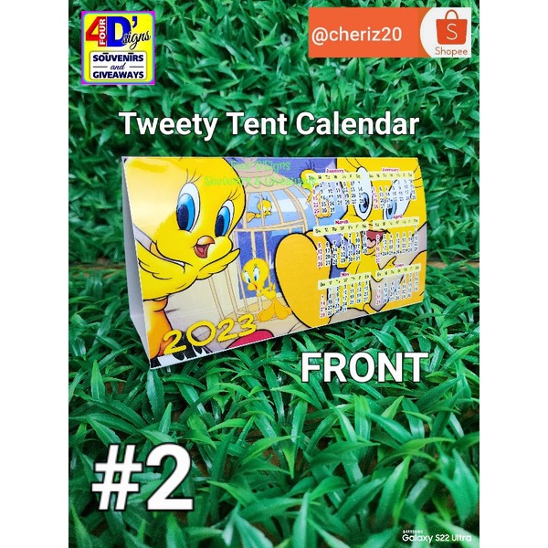 tweety bird 2023 Calendar pages/tent calendar | Shopee Philippines
