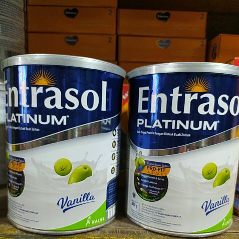Entrasol Platinum VANILLA CHOCOLATE 800gr | Shopee Philippines