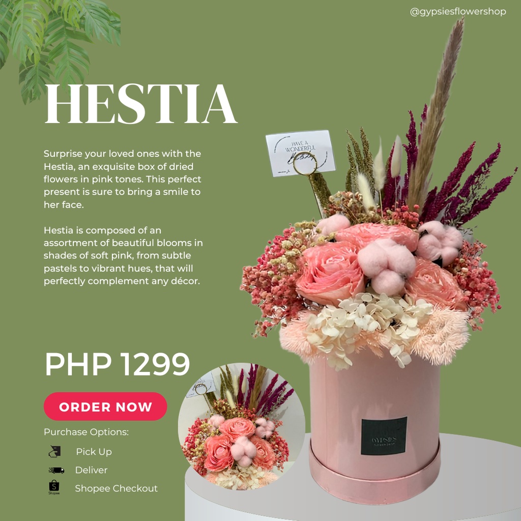 Hestia Dried Flowers Bouquet | Shopee Philippines