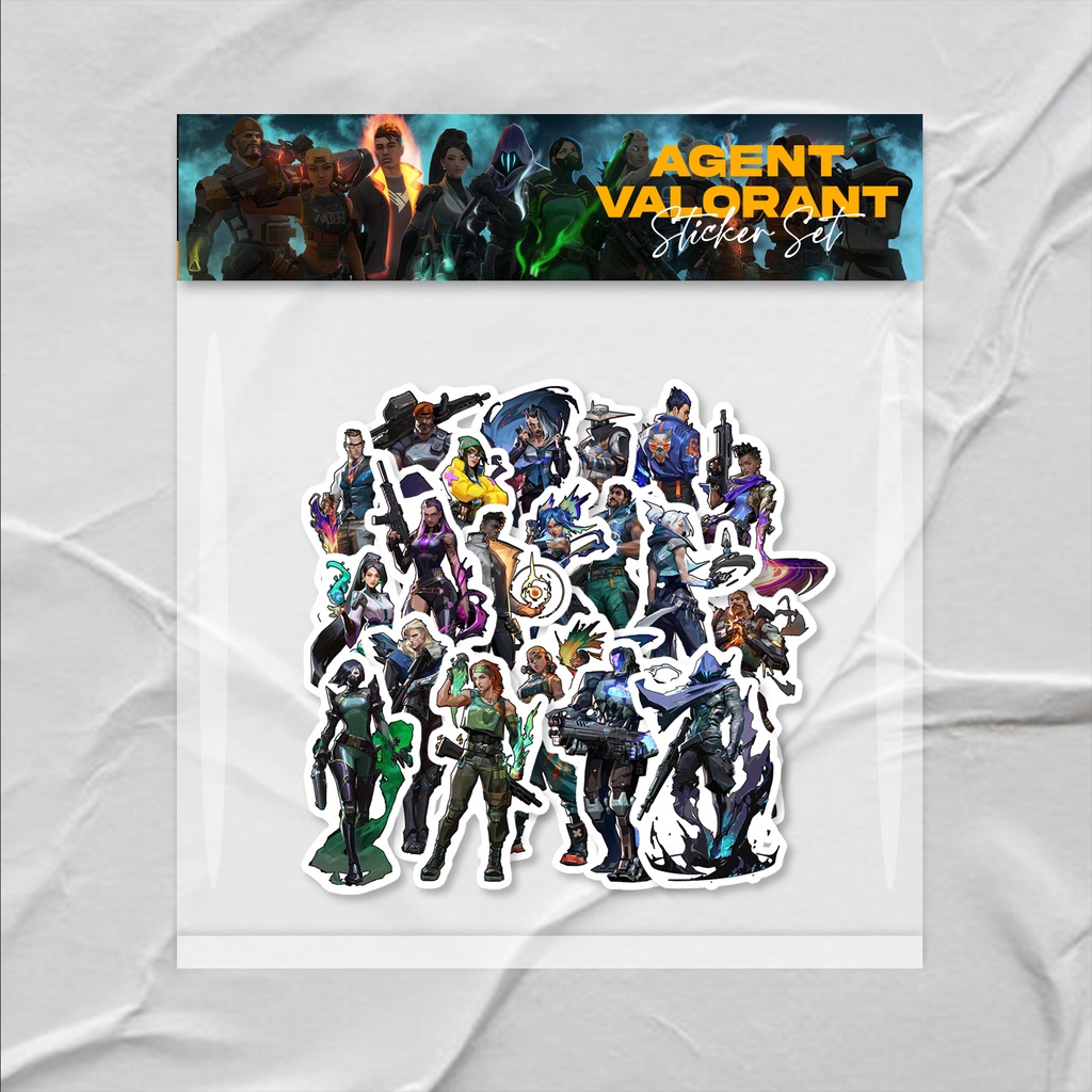 20 All Agent Vallorant Stickers | Shopee Philippines