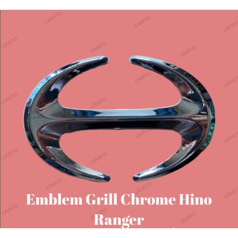 Hino Ranger Chrome Grill Emblem 19cm x 29cm | Shopee Philippines
