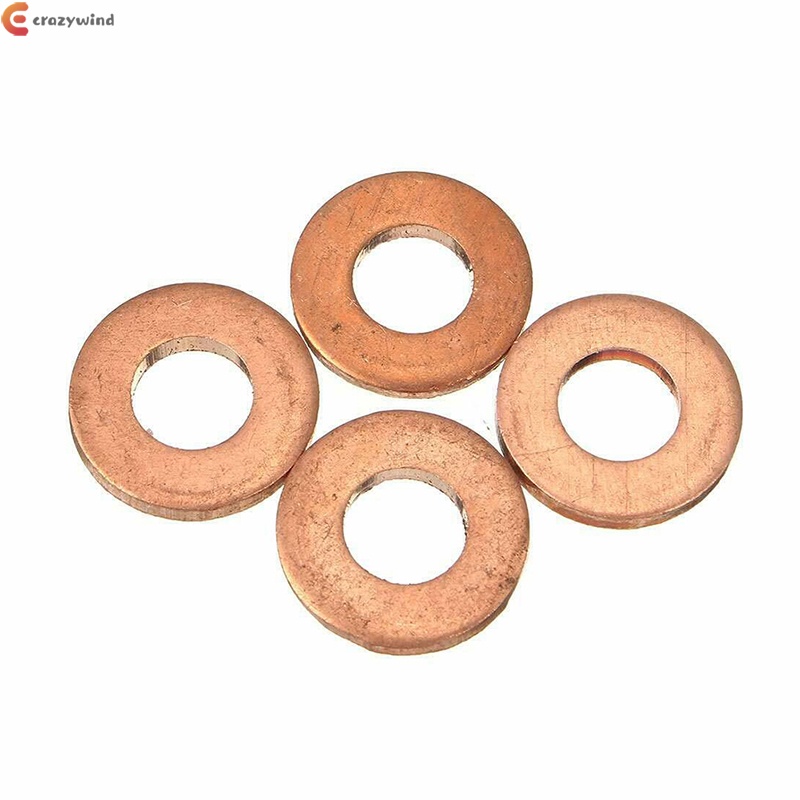 4pcs Fuel Injector Seal Copper Washer Gasket for Transit Car ...