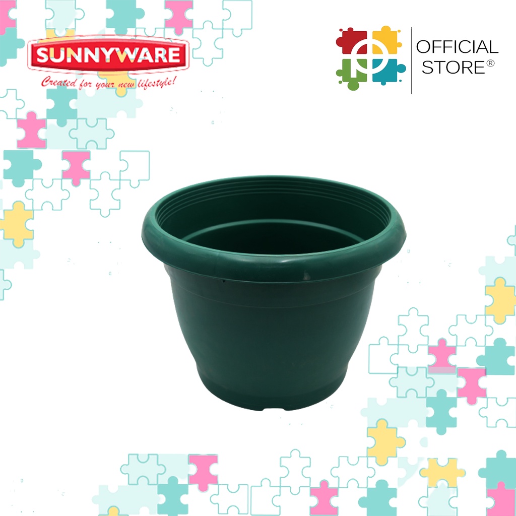 Sunnyware Paso / Flower Pot w/ Plate 10" 3029-4 | Shopee Philippines